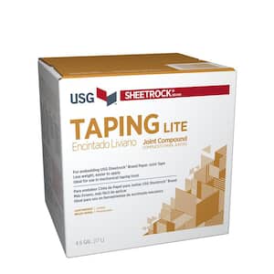 USG Sheetrock Brand 4.5 gal. Taping Lite Ready-Mixed Joint Compound ...