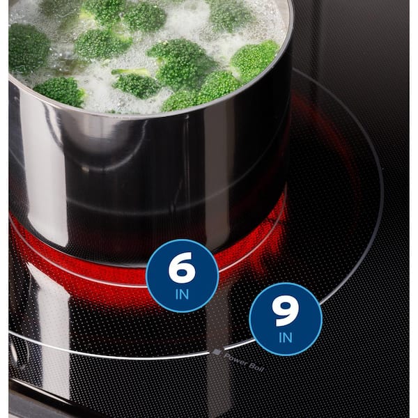 GE 30 in. 5 Burner Element Free-Standing Electric Range in Stainless ...