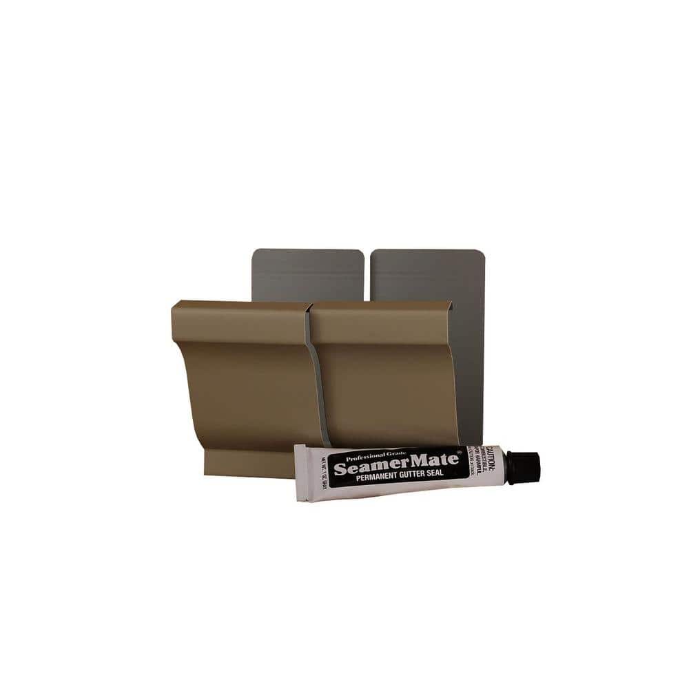 Amerimax Home Products 5 in. Natural Clay Aluminum Gutter Seamers with ...