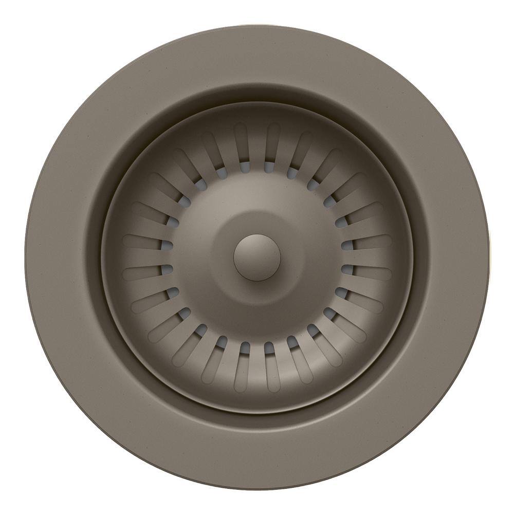 Blanco 3.5 in. SILGRANIT-Matched Disposal Flange in Volcano Gray 203451 ...