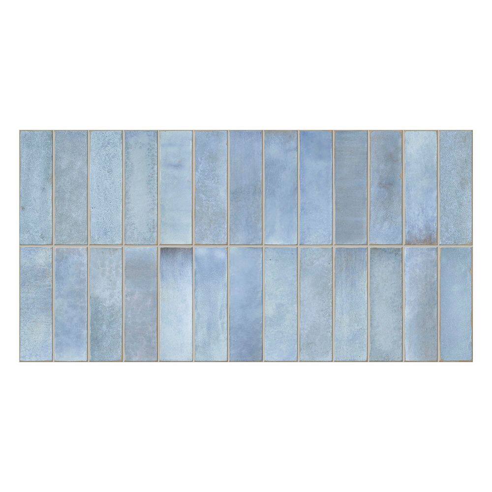 Giorbello Spanish Artis 12 in. x 24 in. x 9mm Glazed Porcelain Wall ...
