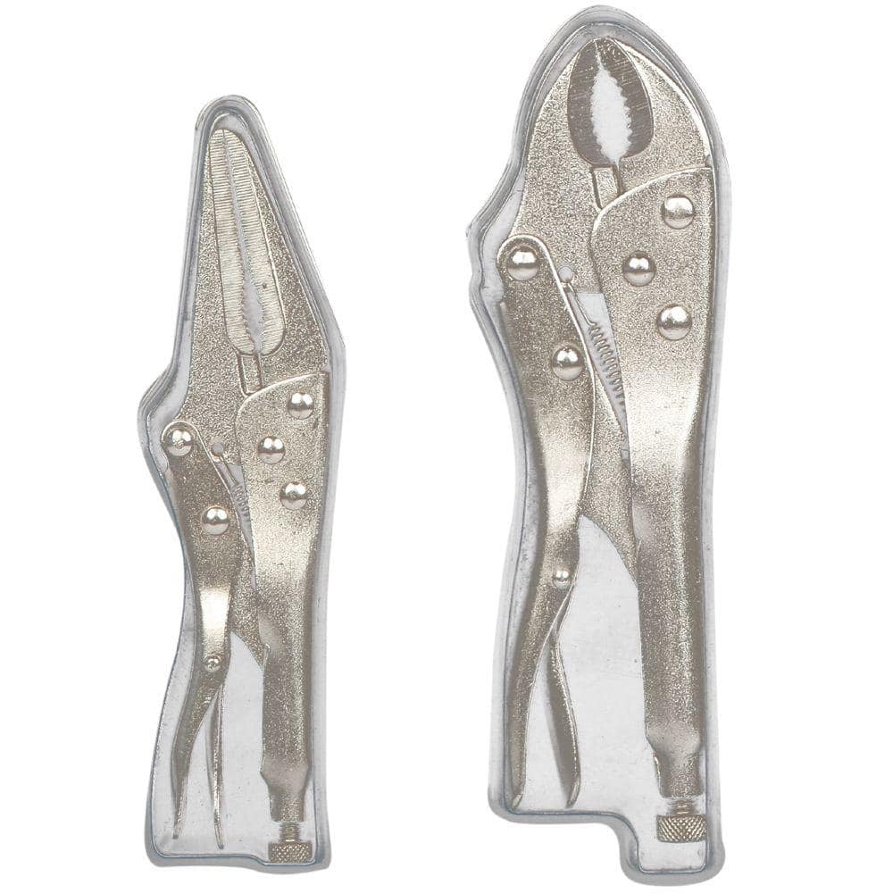 HDX Locking Pliers Set (2-Piece) 96892 - The Home Depot