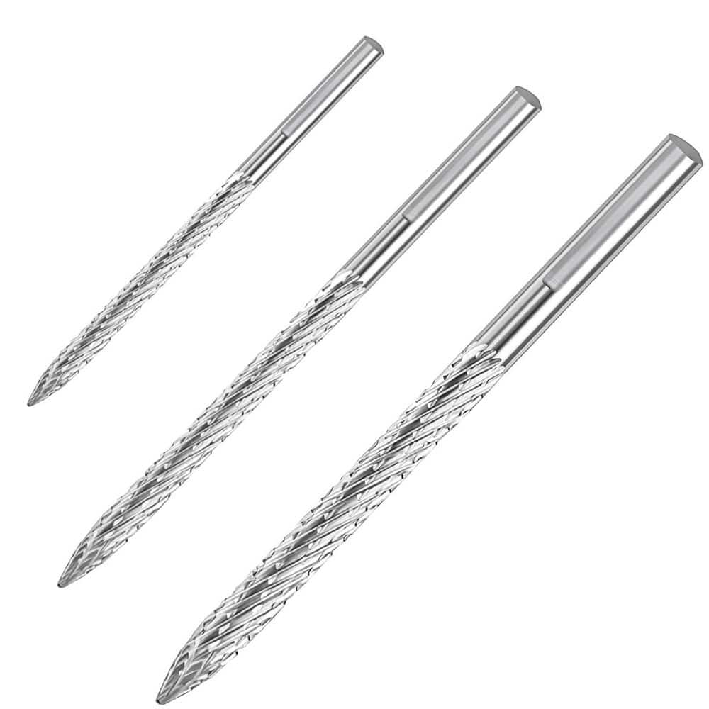 3mm 4.5mm 6mm Carbon Steel Tire Repair Carbide Burr Drill Bit with ...