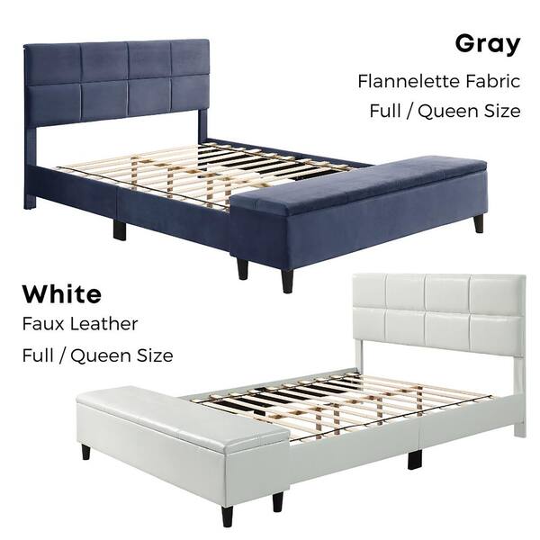 Bed with built in seating store