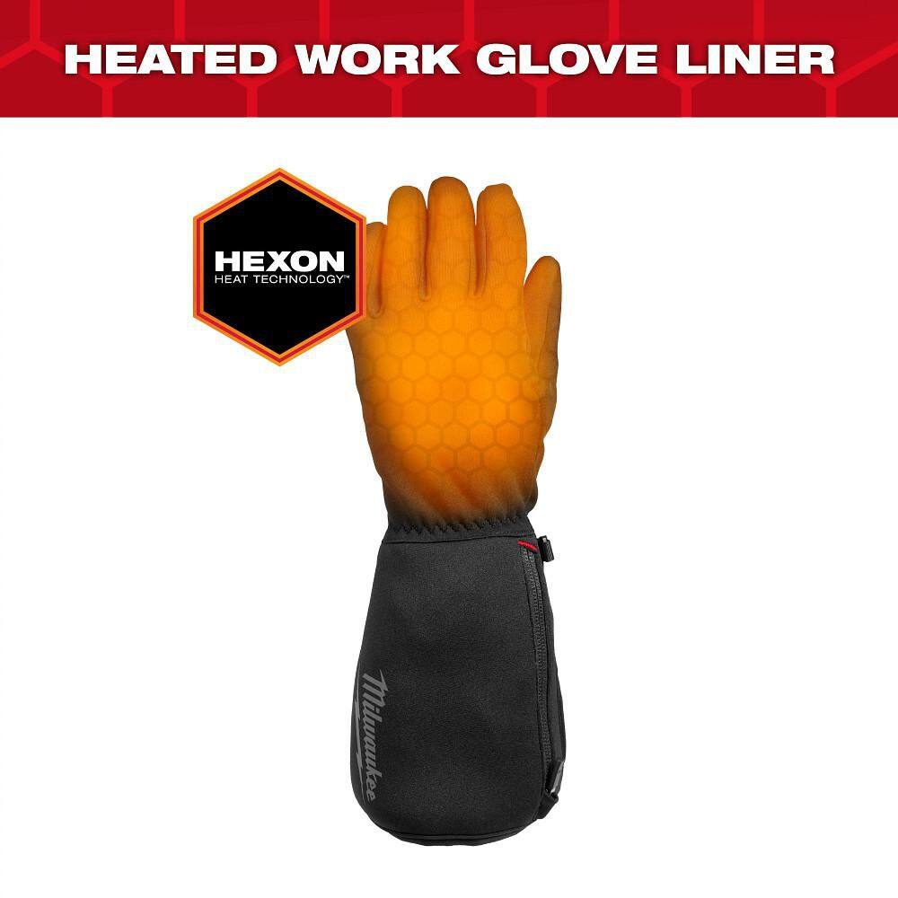 Milwaukee Men's Small Heated Gloves Liners M701B-21S - The Home Depot