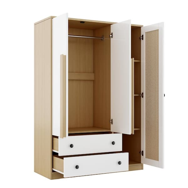 Hastings ivory double wardrobe store
