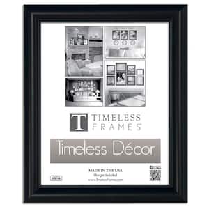 Timeless Frames Boca 1-Opening 10 in. x 13 in. Black Picture Frame ...