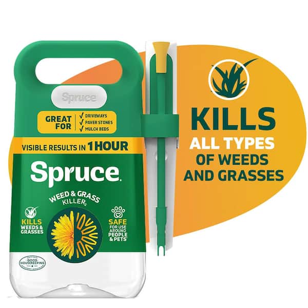 Spruce 64 oz. Snap and Spray Weed and Grass Killer Powered Trigger ...