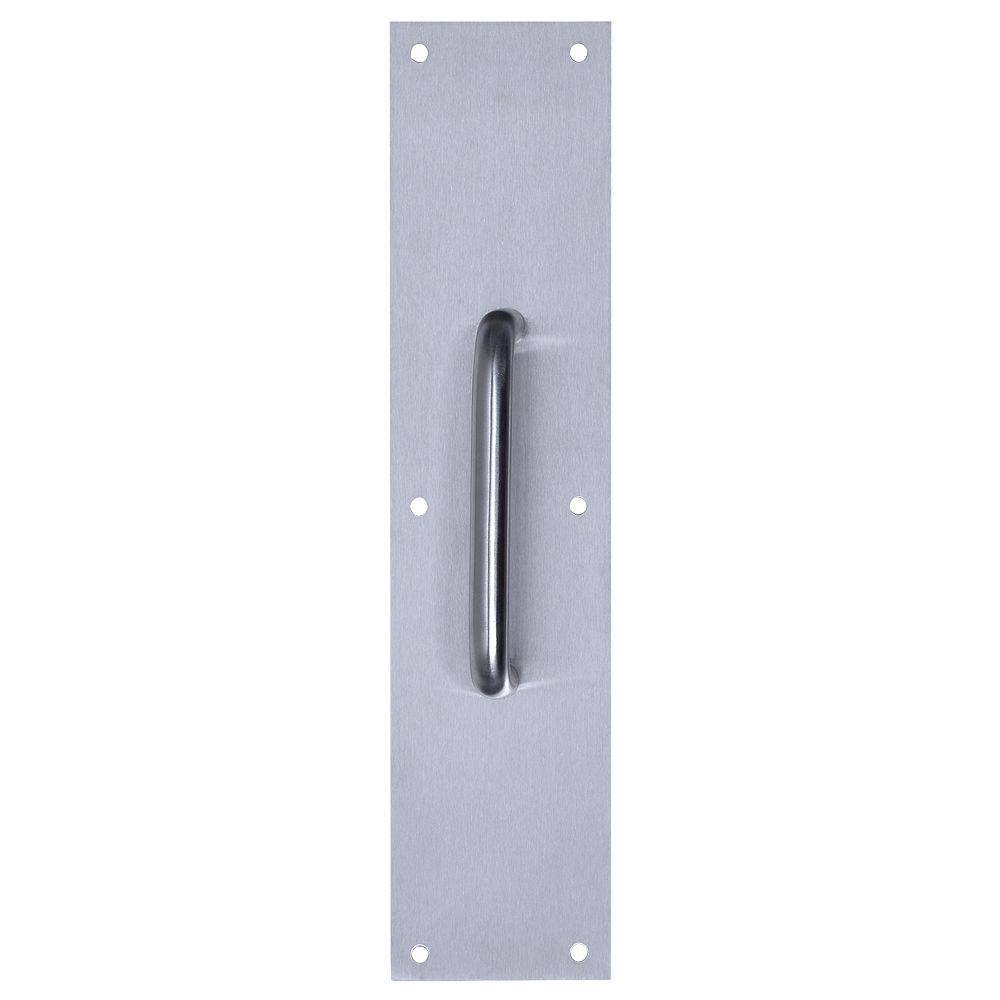 Tell Manufacturing 3.5 in. x 15 in. Satin Stainless Steel Pull Plate ...
