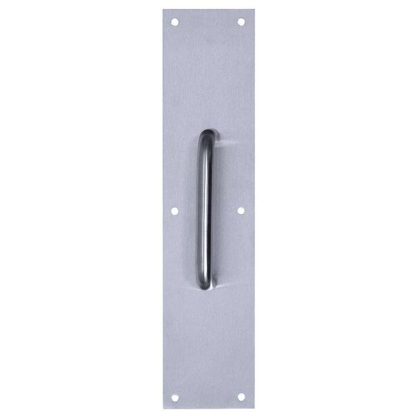 Tell Manufacturing 3.5 in. x 15 in. Satin Stainless Steel Pull Plate ...