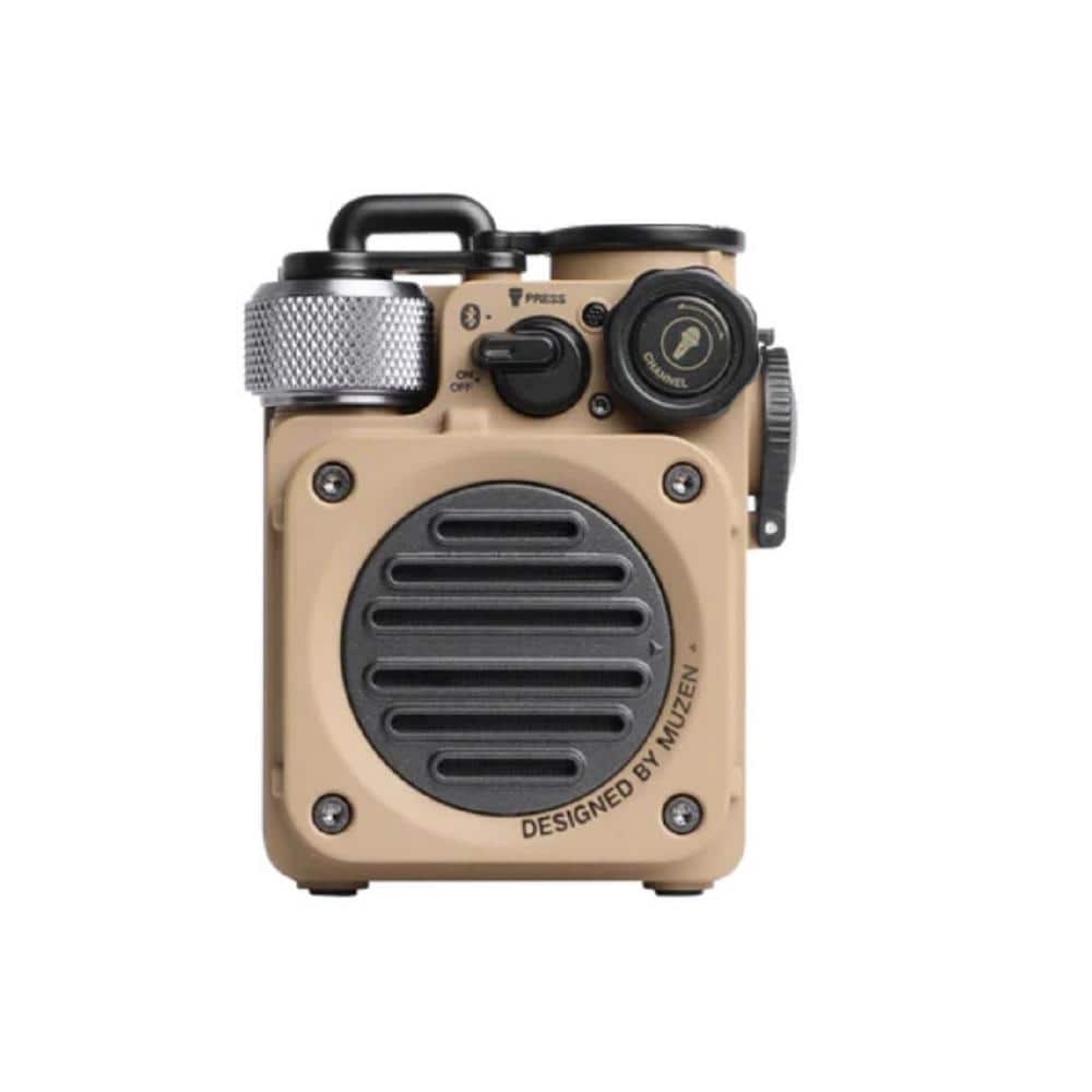 MUZEN Wild Mini Rugged Waterproof Bluetooth Portable Speaker in Yellow ...