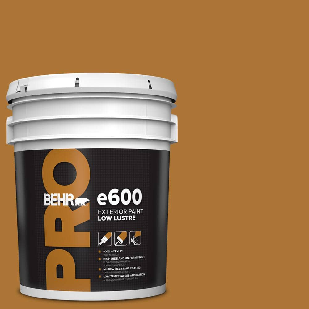 BEHR PRO 5 gal. #S-H-320 Enchanting Ginger Low Luster Exterior Paint ...