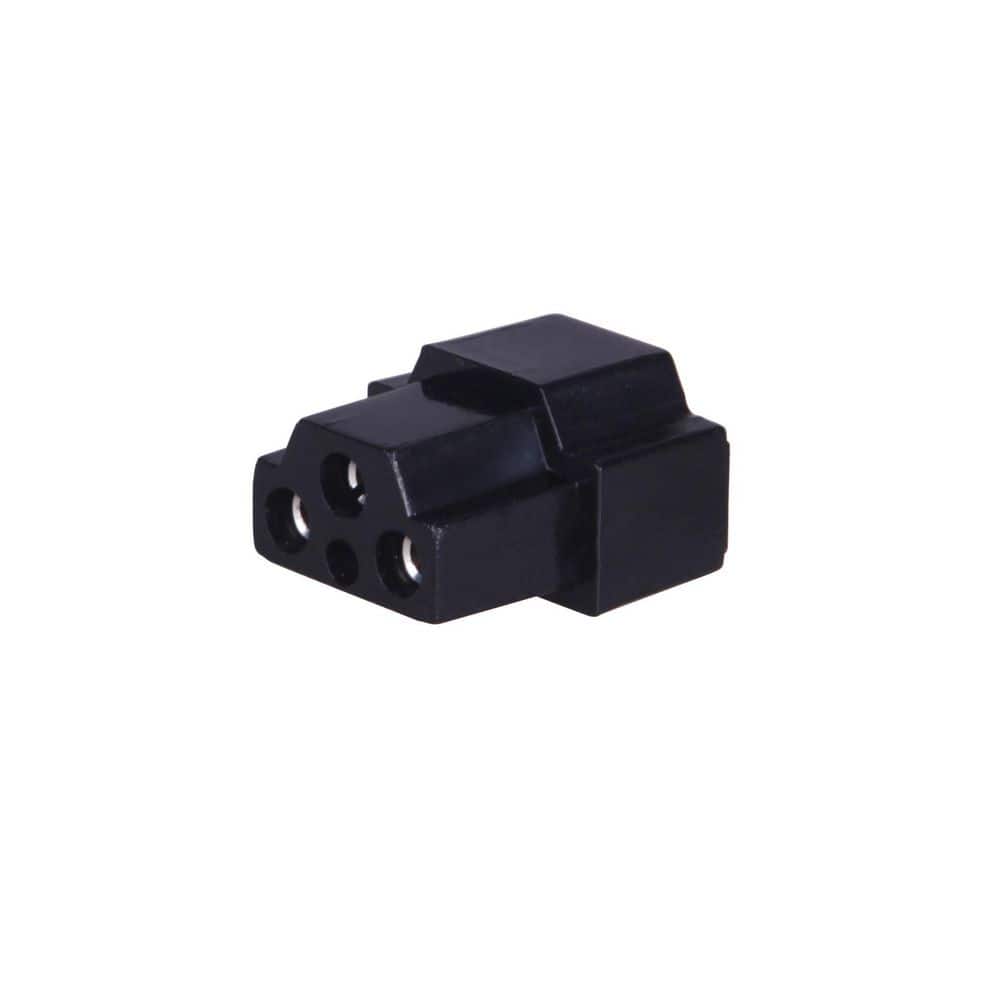 CRAFTMADE Under Cabinet Light Bar End-to-End Channel Connector in Black ...