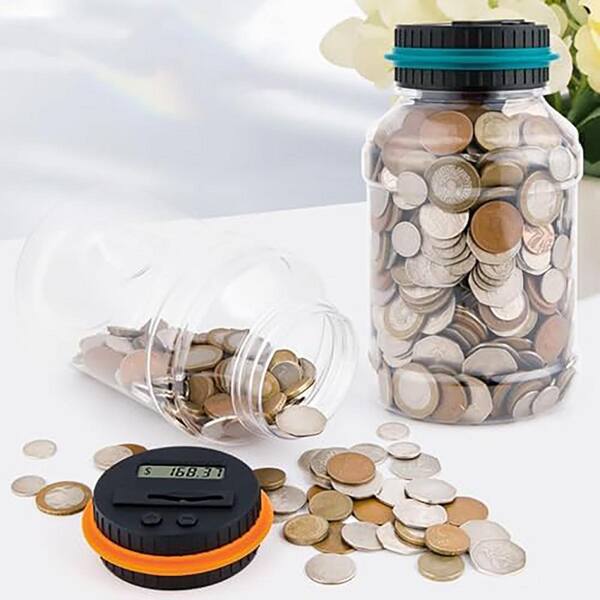Piggy Bank That Counts Coins