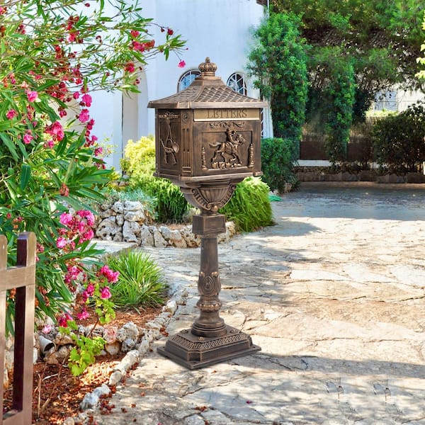 Decorative Cast Aluminum Mailbox