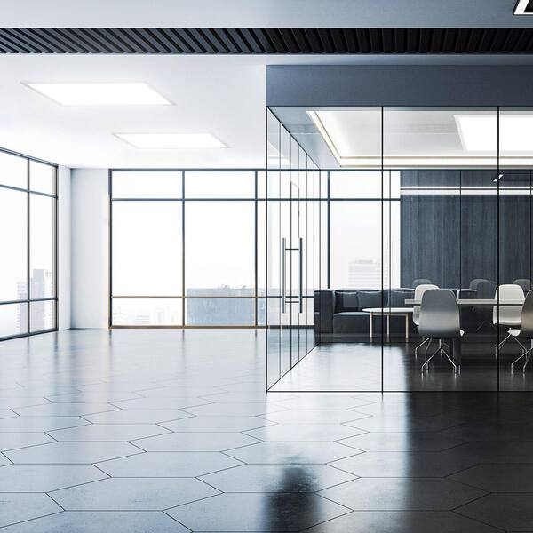 Amico 24-Pack 2 ft. x 2 ft. 5000 Lumen Dimmable Integrated LED Flat ...