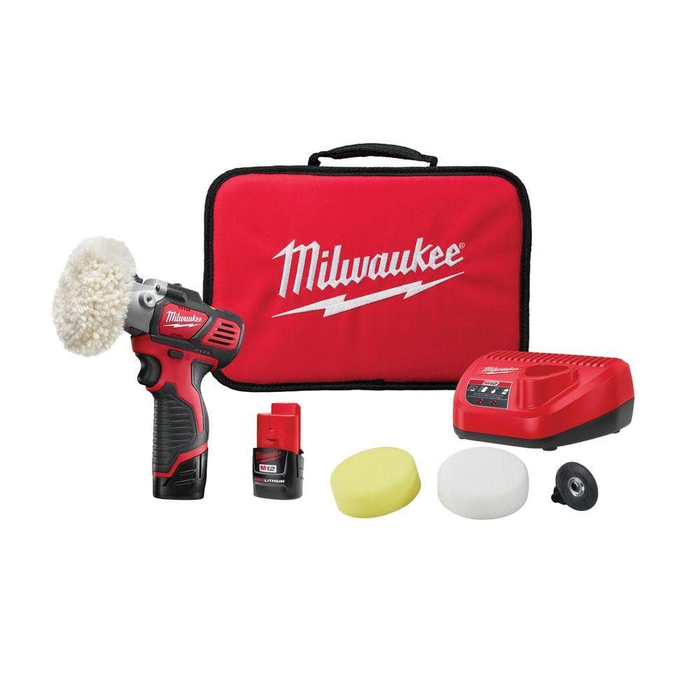 Milwaukee M12 12-Volt Lithium-Ion Cordless Variable Speed Polisher ...
