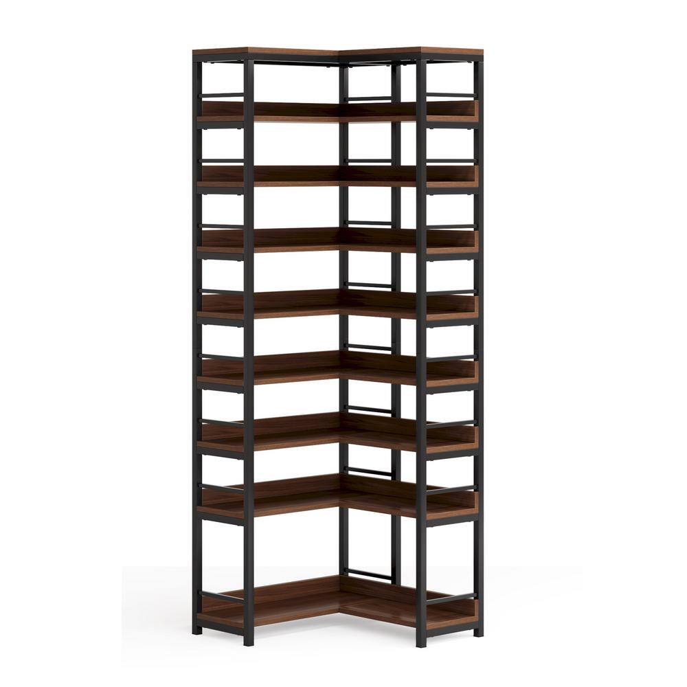 Have a question about BYBLIGHT Lauren Rustic Brown 79 in. H Shoe ...