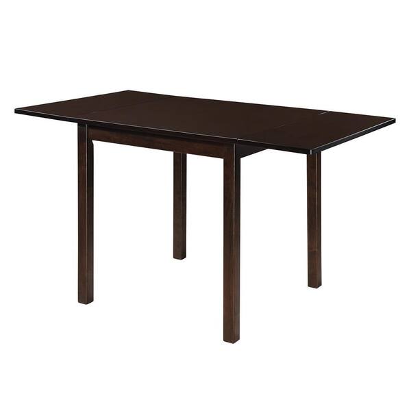 Coaster Kelso Cappuccino Wood Rectangle 4 Legs Dining Table with Drop ...