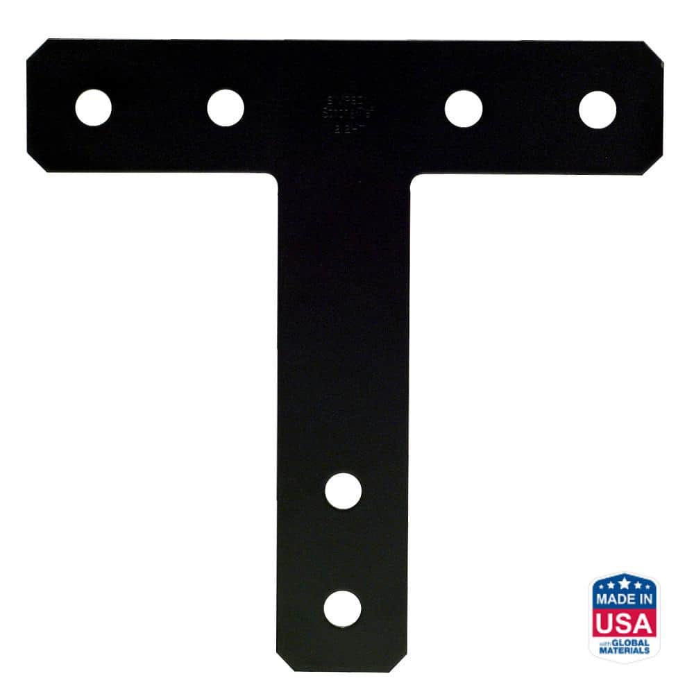 Simpson Strong-Tie HTPC 12 in. x 12 in. 7-Gauge Black Powder-Coated ...