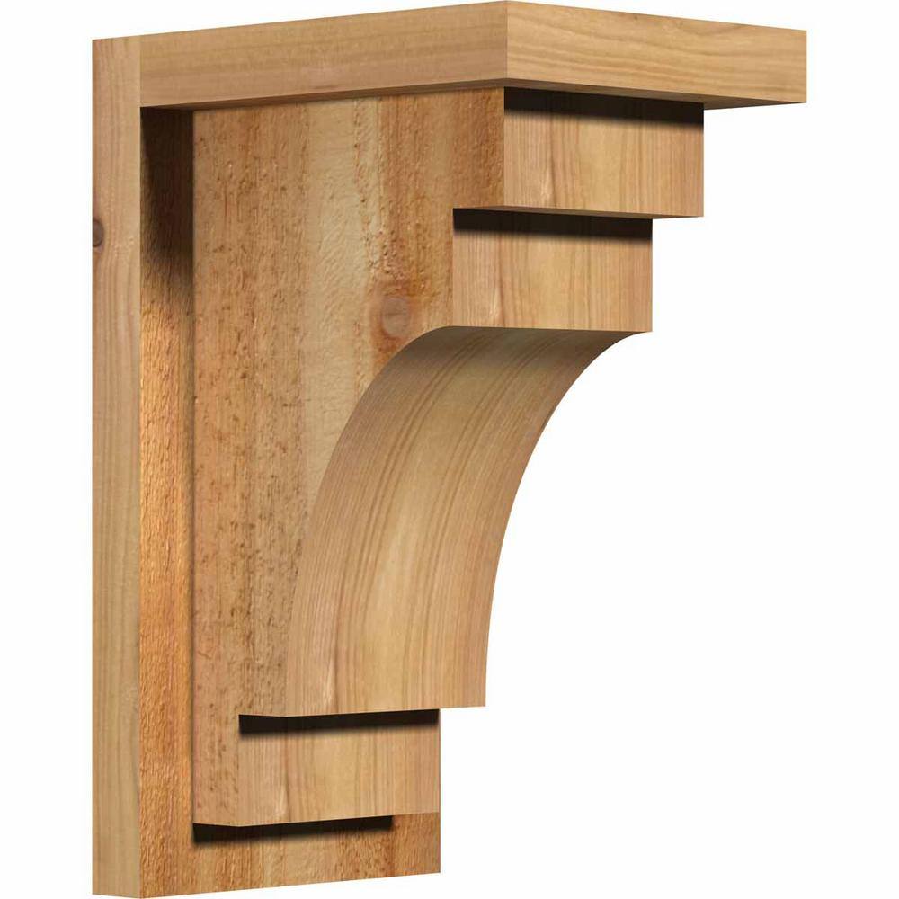 Ekena Millwork 6 in. x 8 in. x 12 in. Western Red Cedar Mediterranean ...