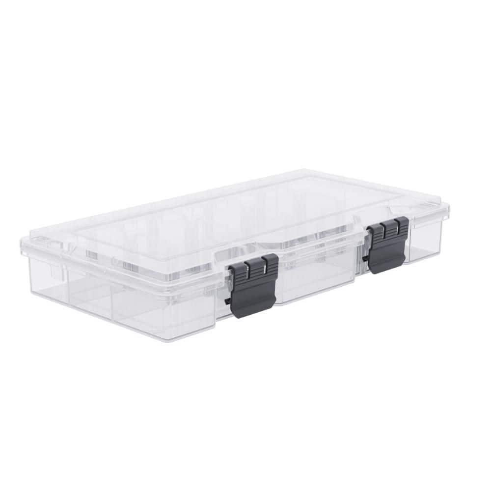 HDX 12 in. 13-Compartment Clear Small Storage Organizer 999-8512 - The ...