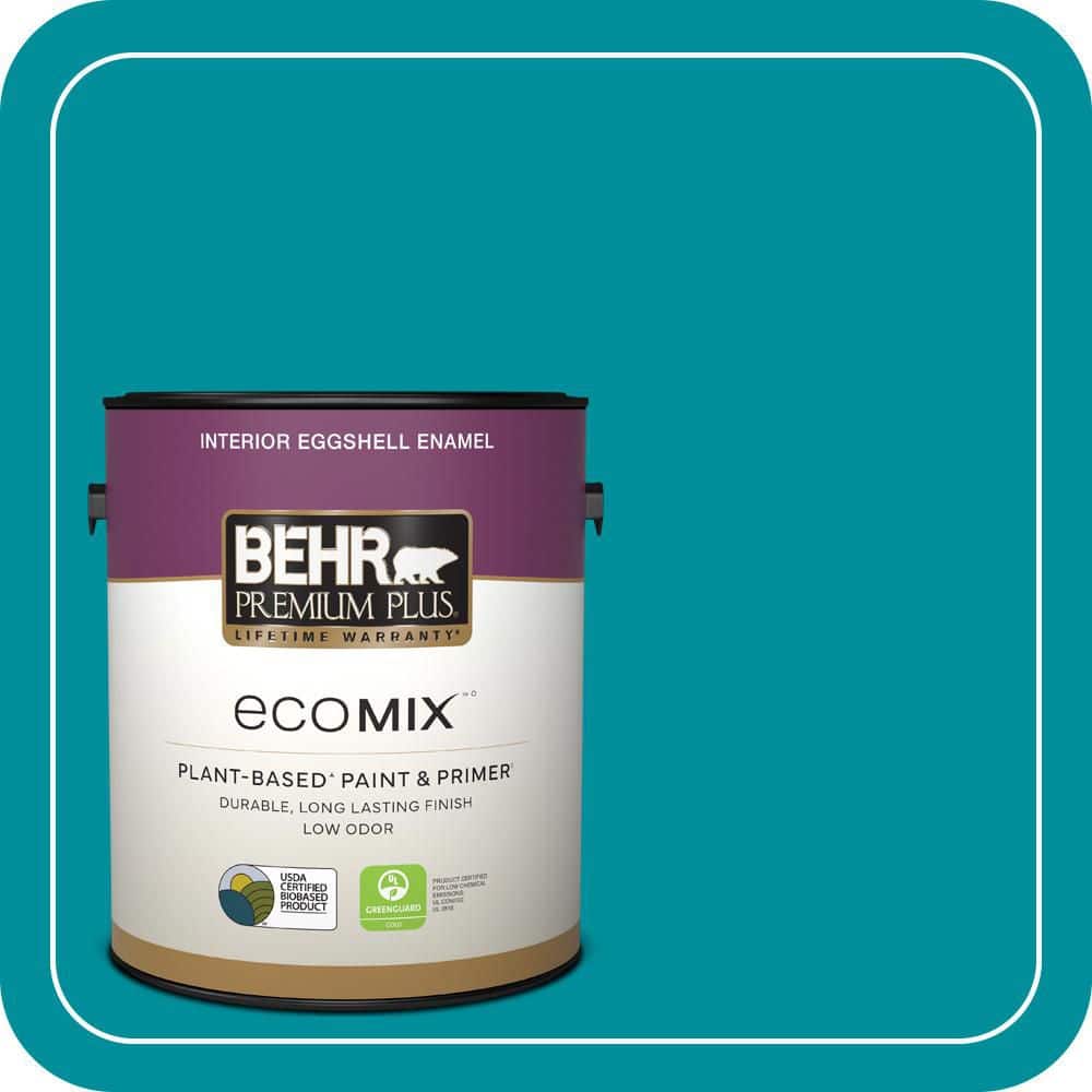 BEHR PREMIUM PLUS 1 gal. #P470-6 Bella Vista Eggshell Enamel EcoMix ...