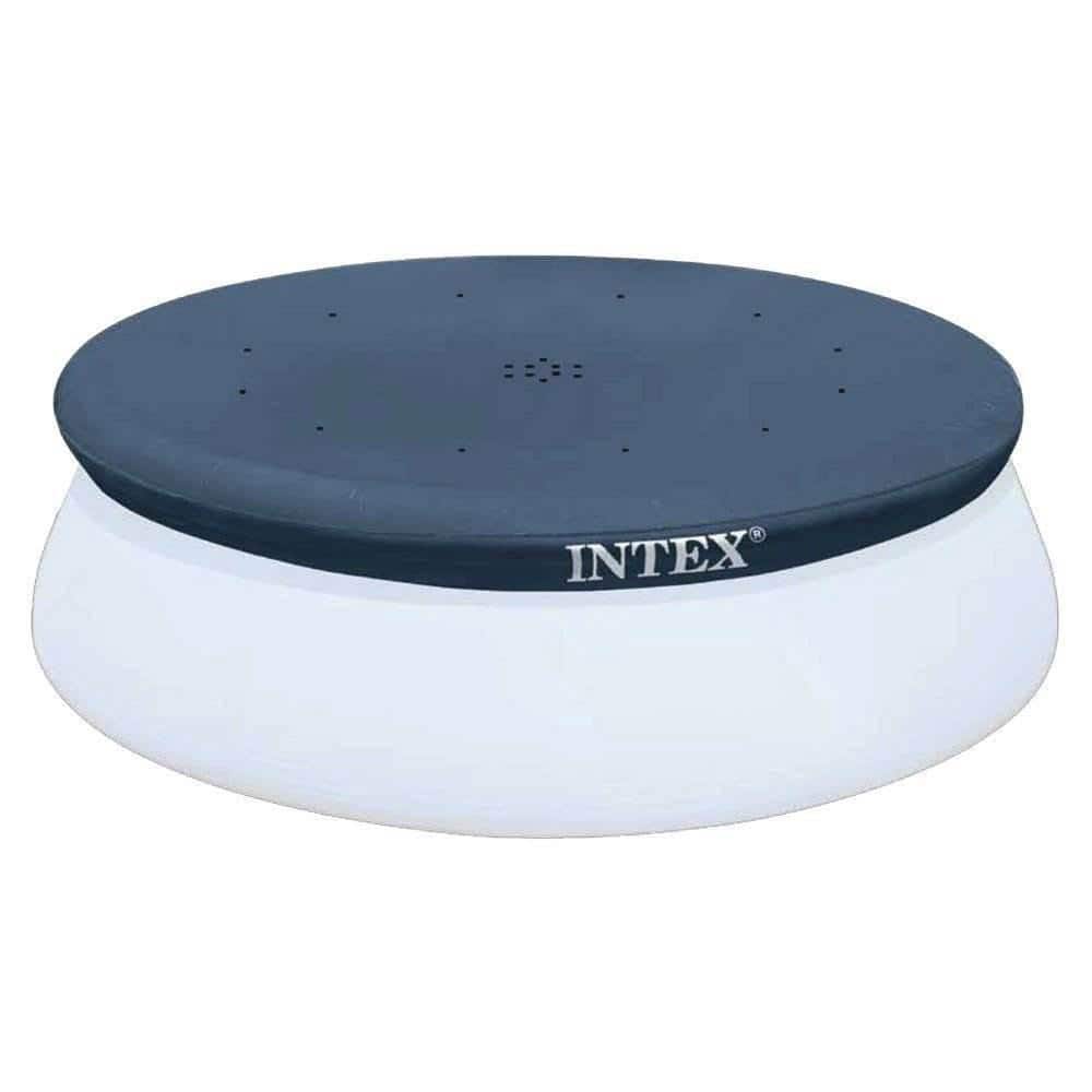 Intex 9.3 Foot Easy Set Above Ground Swimming Pool Debris Vinyl Round ...
