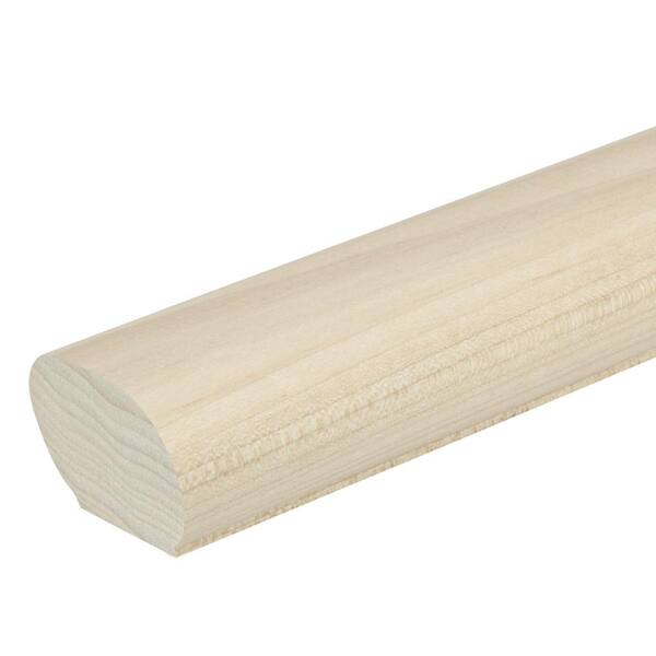 EVERMARK 6042 1 ft. Unfinished Poplar Handrail 6042P-ESR-HD00L - The ...