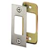 Defiant 2-3/4 in. Satin Nickel Deadbolt Strike 70102 - The Home Depot