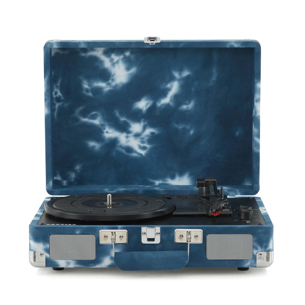 Crosley Cruiser Plus Turntable in indigo CR8005F-IN - The Home Depot