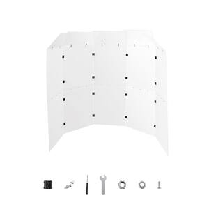 VEVOR Drum Shield 5 Panels 2 ft. x 5 ft. Portable Acrylic Drum Cage ...
