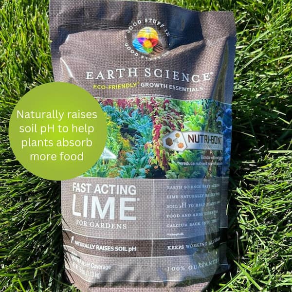 Earth Science Fast Acting Garden Lime 500 Sq ft 2.5 lb
