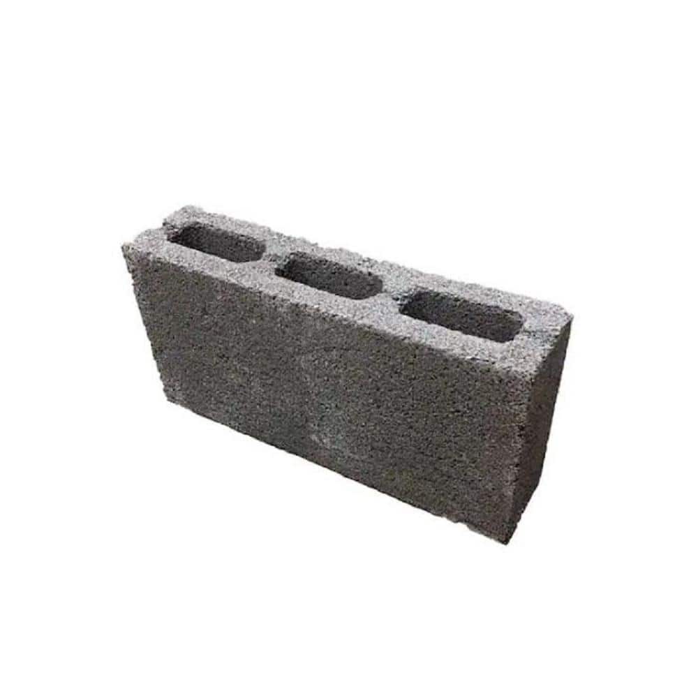 Best Block 4 in. x 8 in. x 16 in.Concrete 3-Core Block CHKOFF 4622390 ...