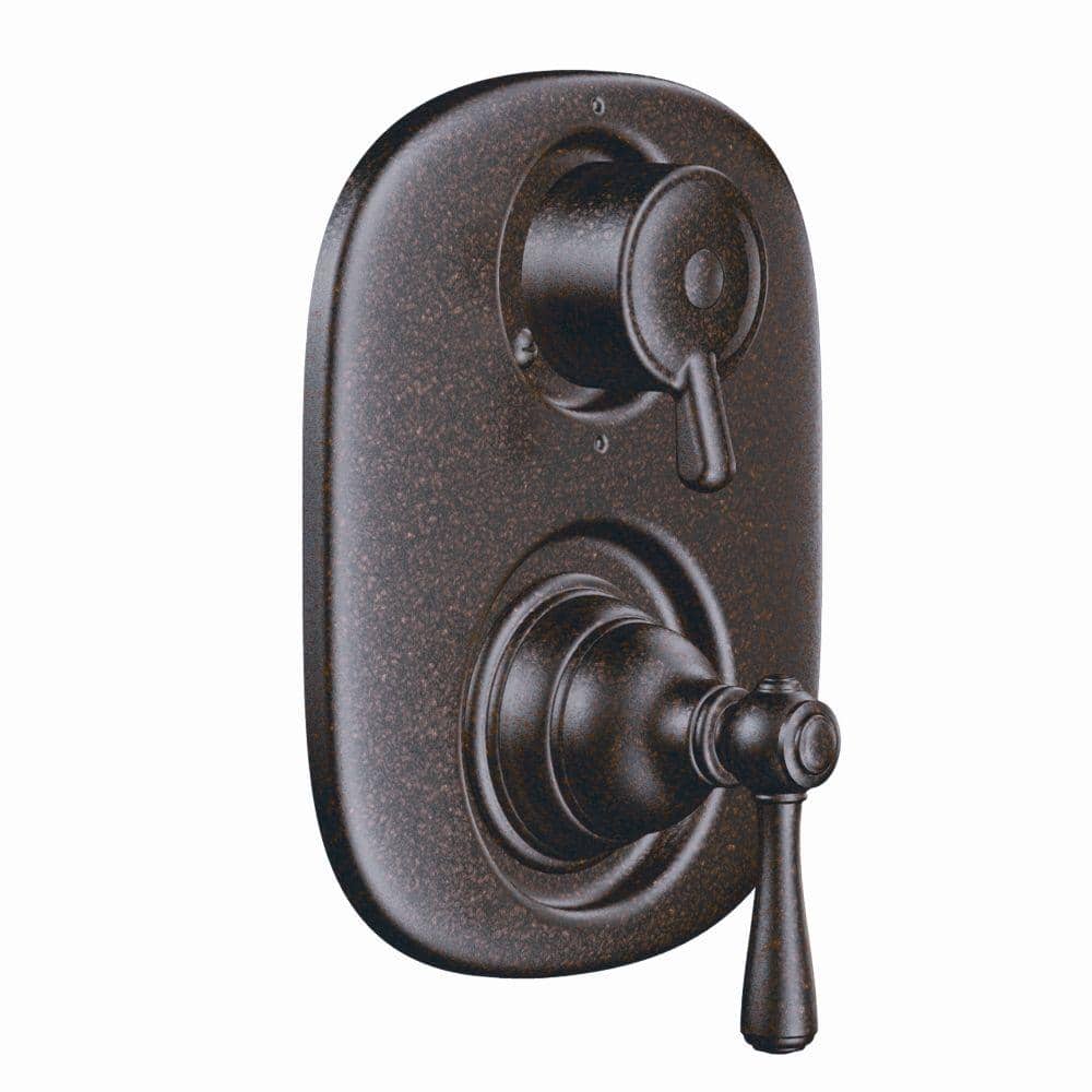 MOEN Kingsley 2-Handle Moentrol Valve Trim Kit in Oil Rubbed Bronze ...