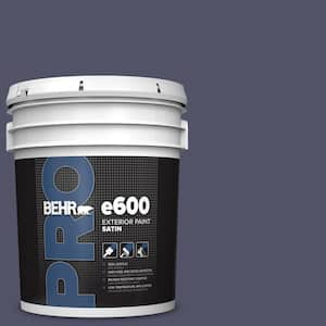 BEHR PRO 5 gal. #640F-7 Academy Purple Low Luster Exterior Paint PR62305 - The Home Depot