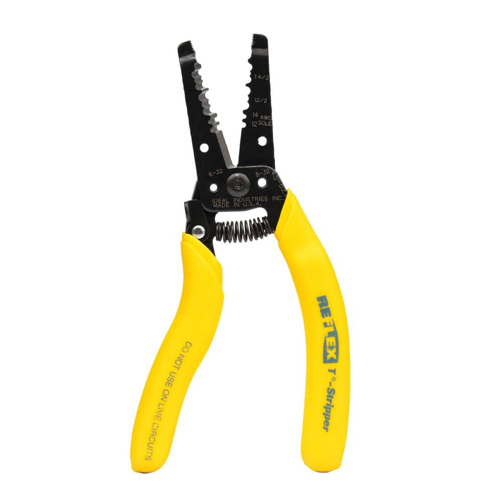IDEAL Reflex Super T-Stripper Wire Strippers Dual NM 12/2 and 14/2 45 ...