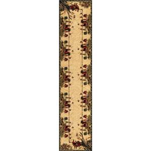 Unique Loom Barnyard Farm Cream 3' 3 x 19' 8 Area Rug 3183446 - The ...