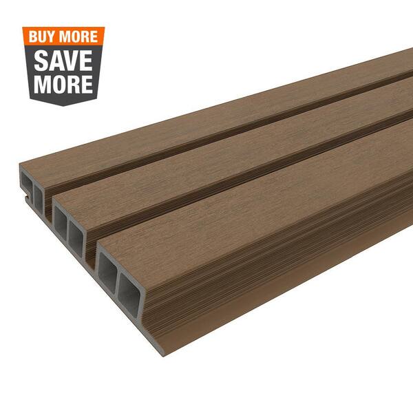 NewTechWood European Siding System 7.7 in. x 96 in. Composite Belgian ...