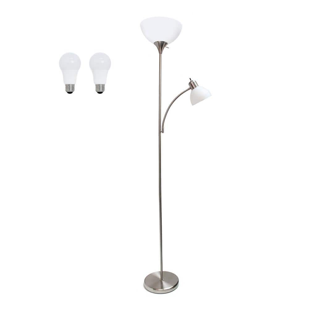 Creekwood home 71.5 in. Brushed Nickel Traditional 2 Light Metal ...