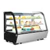 Winado 5.7 cu. ft. Commercial Refrigerator Display in Black and Silver ...