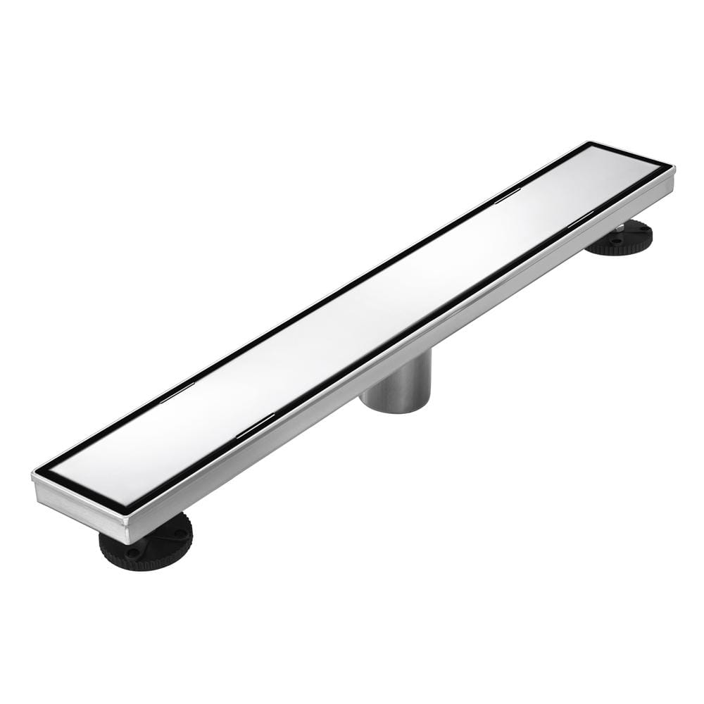 Elegante Drain Collection 48 in. Linear Stainless Steel Shower Drain ...