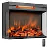 Costway 23 in. 3-Sided Electric Fireplace Insert Heater 1500-Watt with ...
