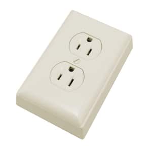 Legrand Wiremold Non-Metallic PVC Raceway 15 Amp Duplex Receptacle Box ...