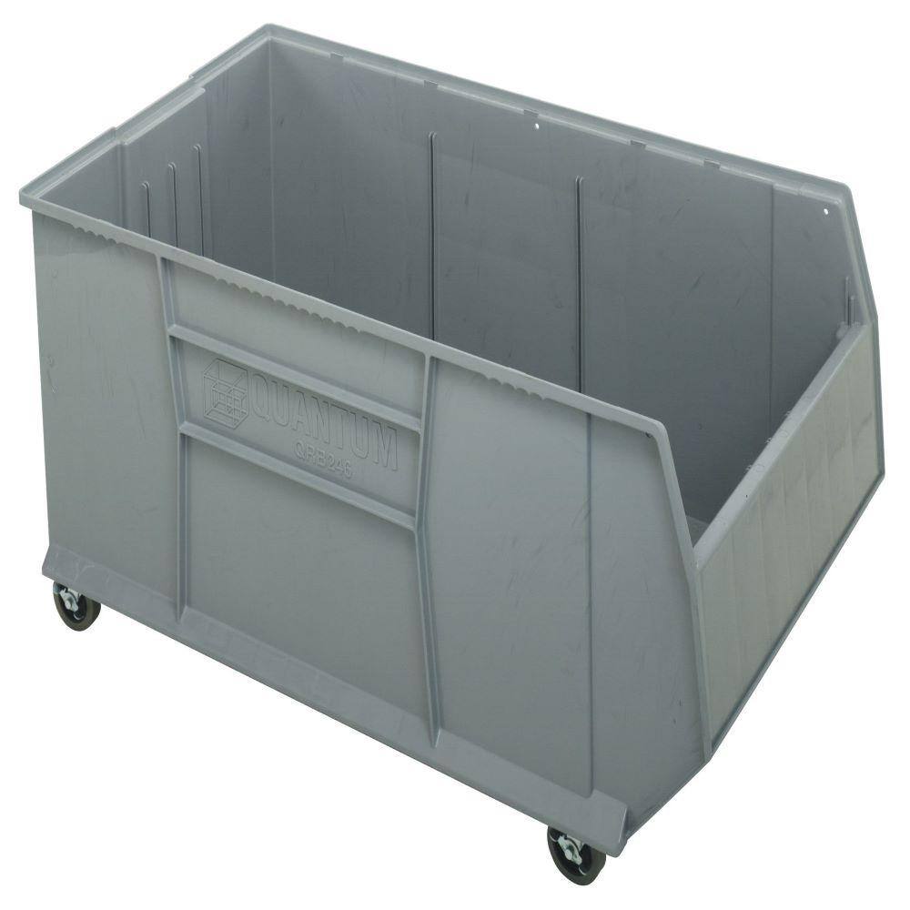 QUANTUM STORAGE SYSTEMS Quantum Rackbin Mobile 42 in. 70-Gal. Storage ...