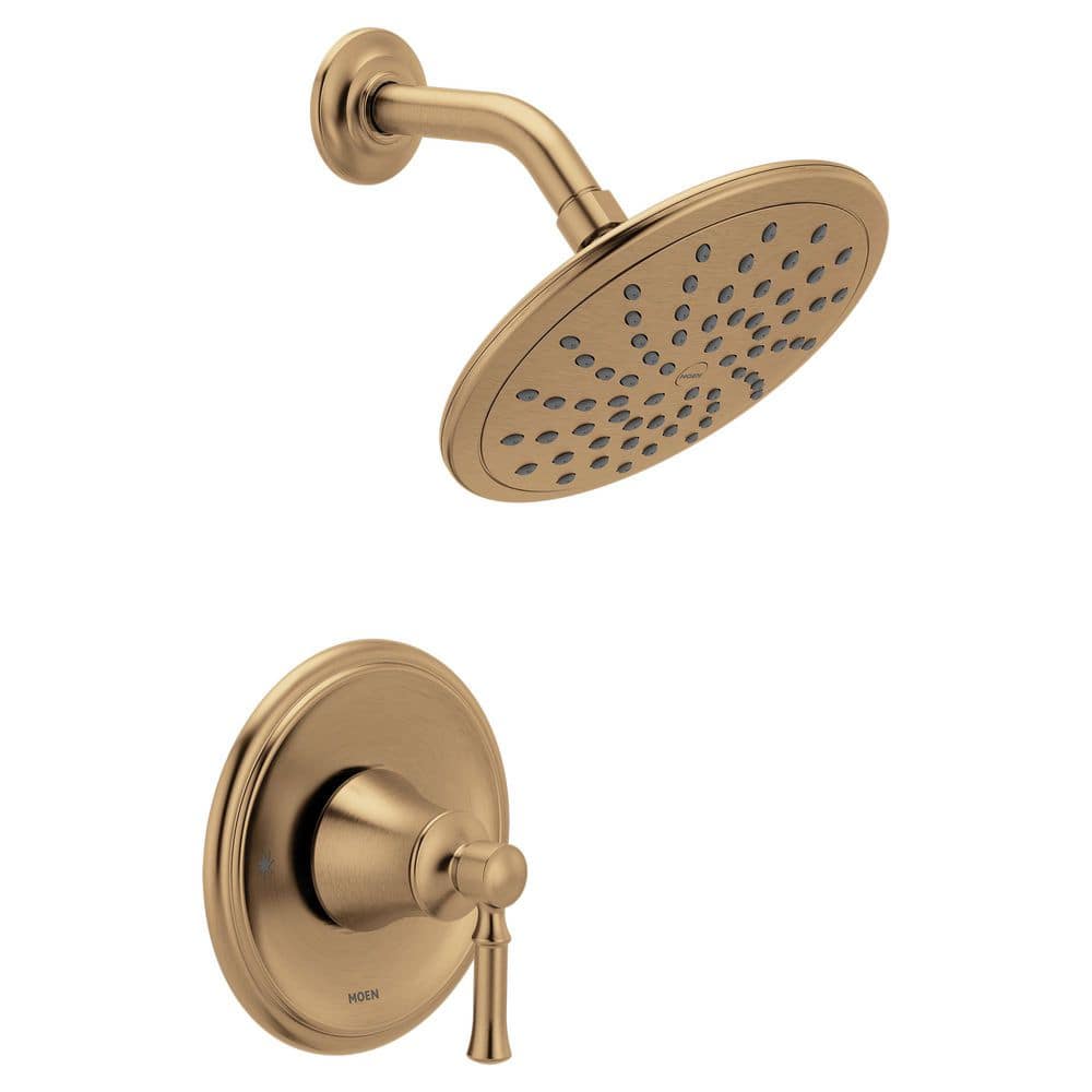 MOEN Dartmoor Posi-Temp Rain Shower Single-Handle Shower Only Faucet ...