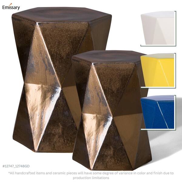 Hexagon garden stool store