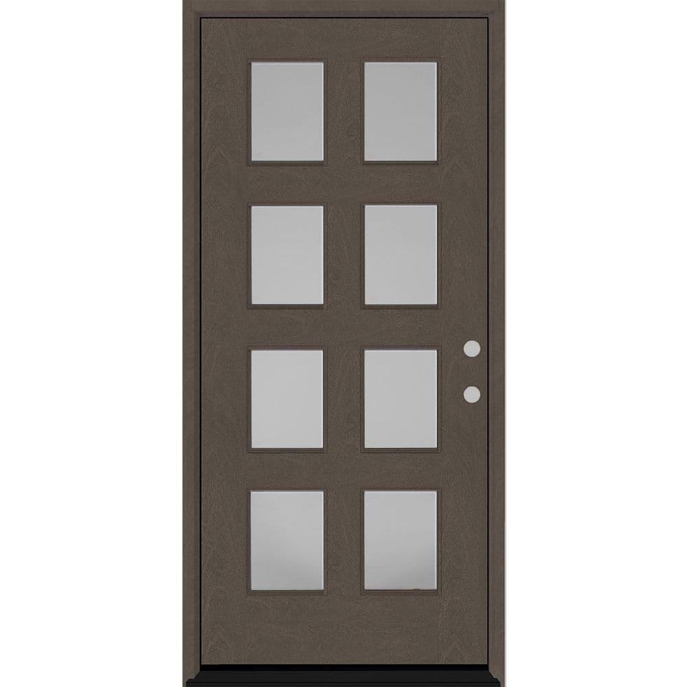 Steves & Sons Regency 42 in. x 80 in. 8L Modern Clear Glass LHIS ...