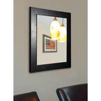 Large Rectangle Satin Black Modern Mirror (48 in. H x 36 in. W)-V035/30 ...