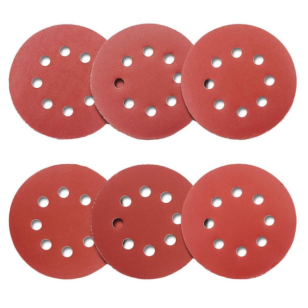 5 Inch Aluminum Oxide Sanding Discs with Hook and Loop Backing for ...